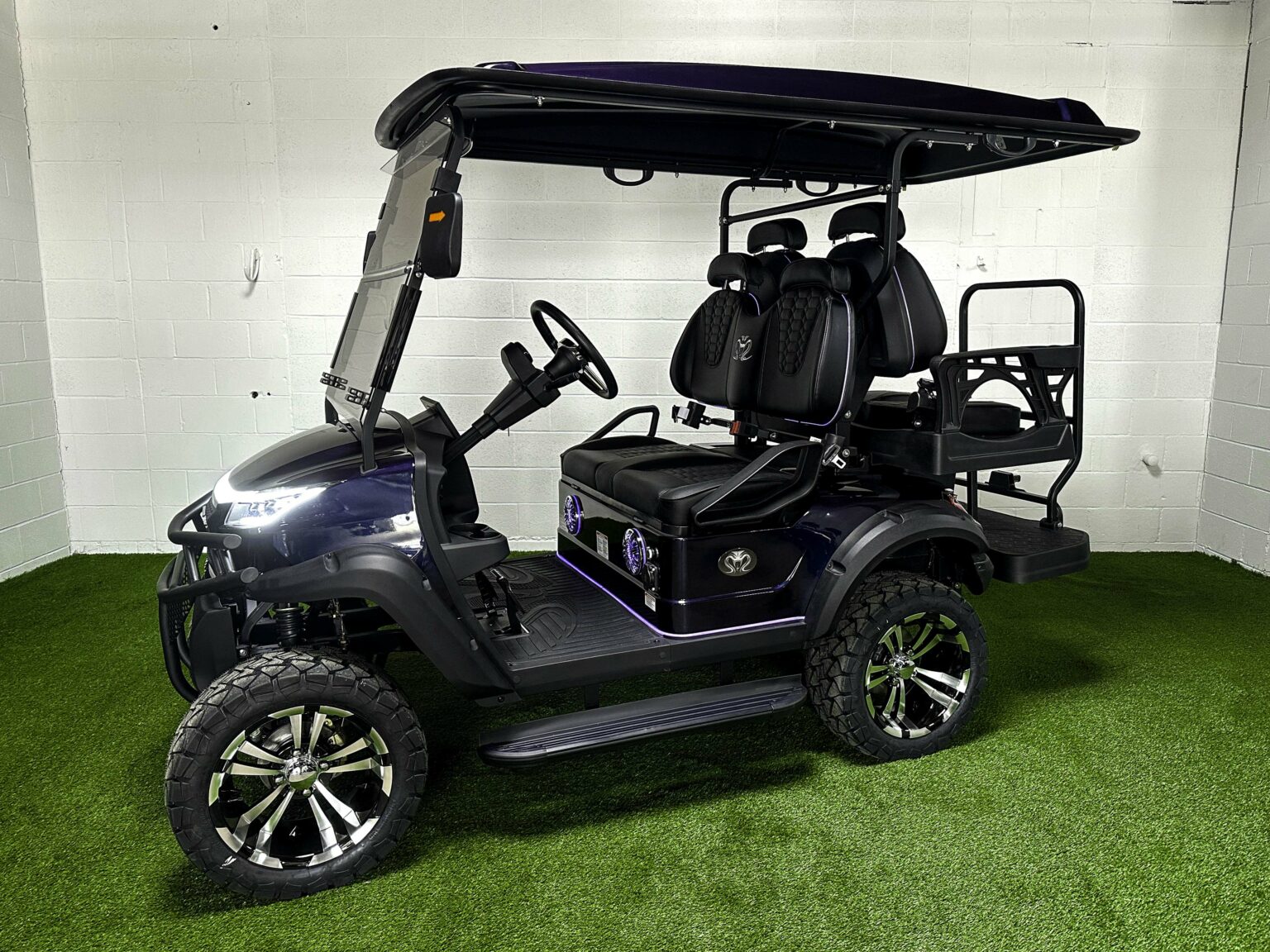 4 Seat Forward Facing Golf Cart | Venom EV Strike 4