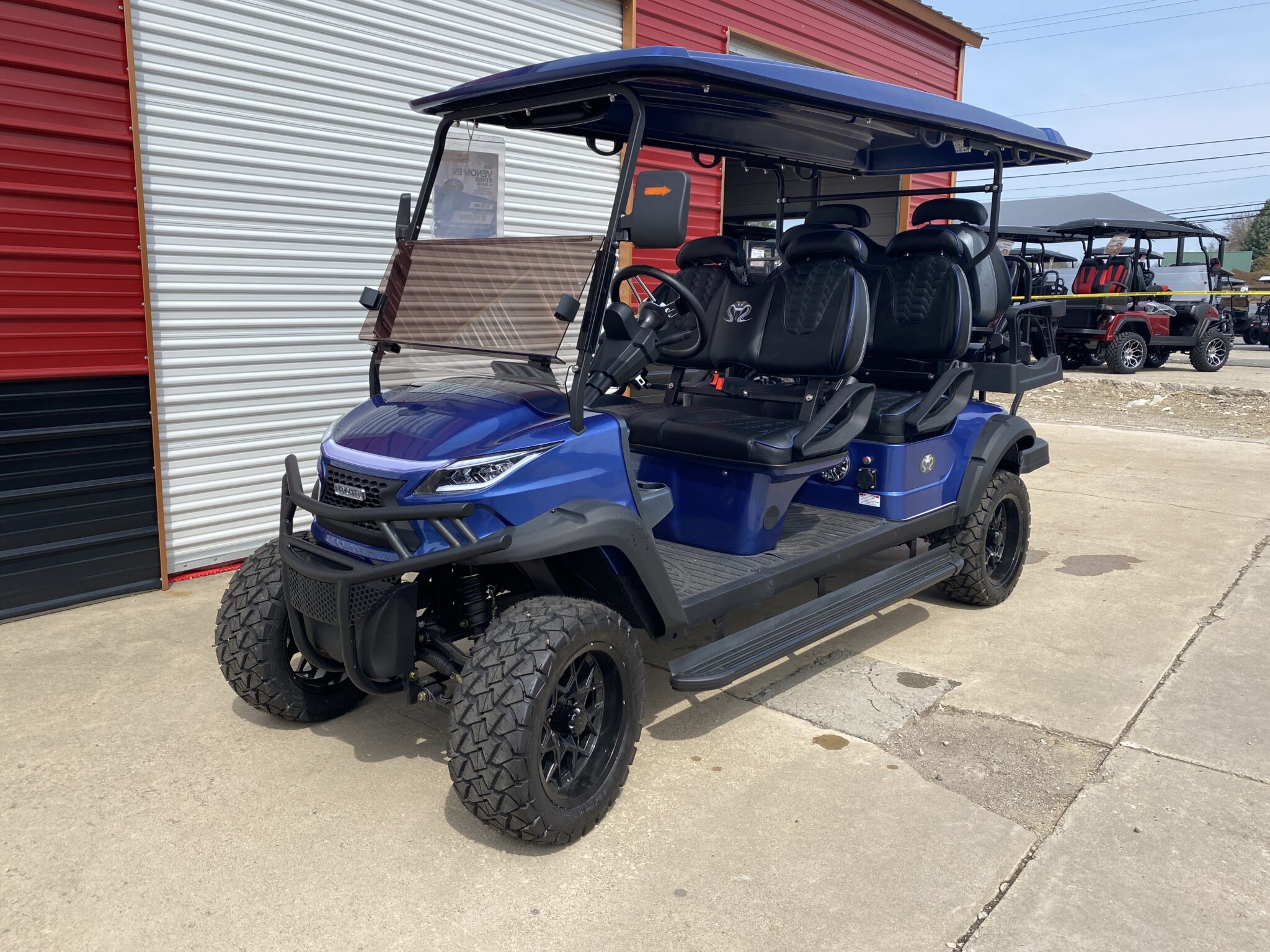 6 Seat Golf Cart For Sale | Venom EV Strike 6