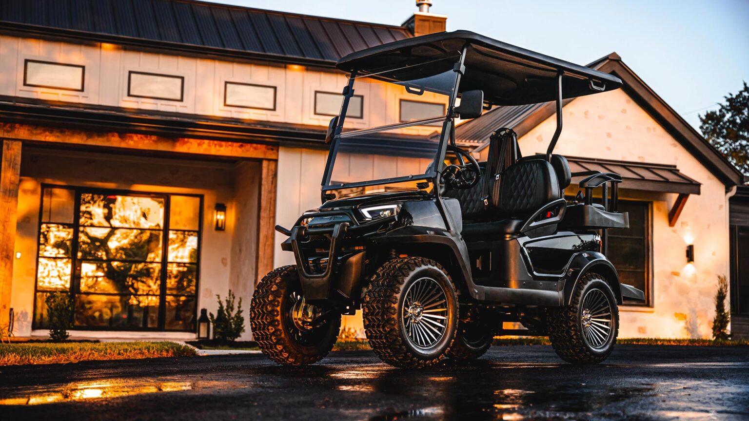 Atlas 4 Passenger Lifted Golf Cart - Hartville Golf Carts
