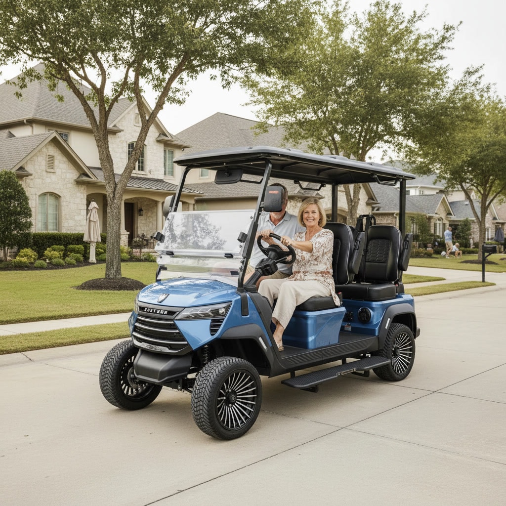 Greyson 4 Seat Forward Electric Golf Cart - Hartville Golf Carts